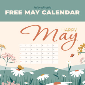 Free Month of May Calendar – MasterBundles