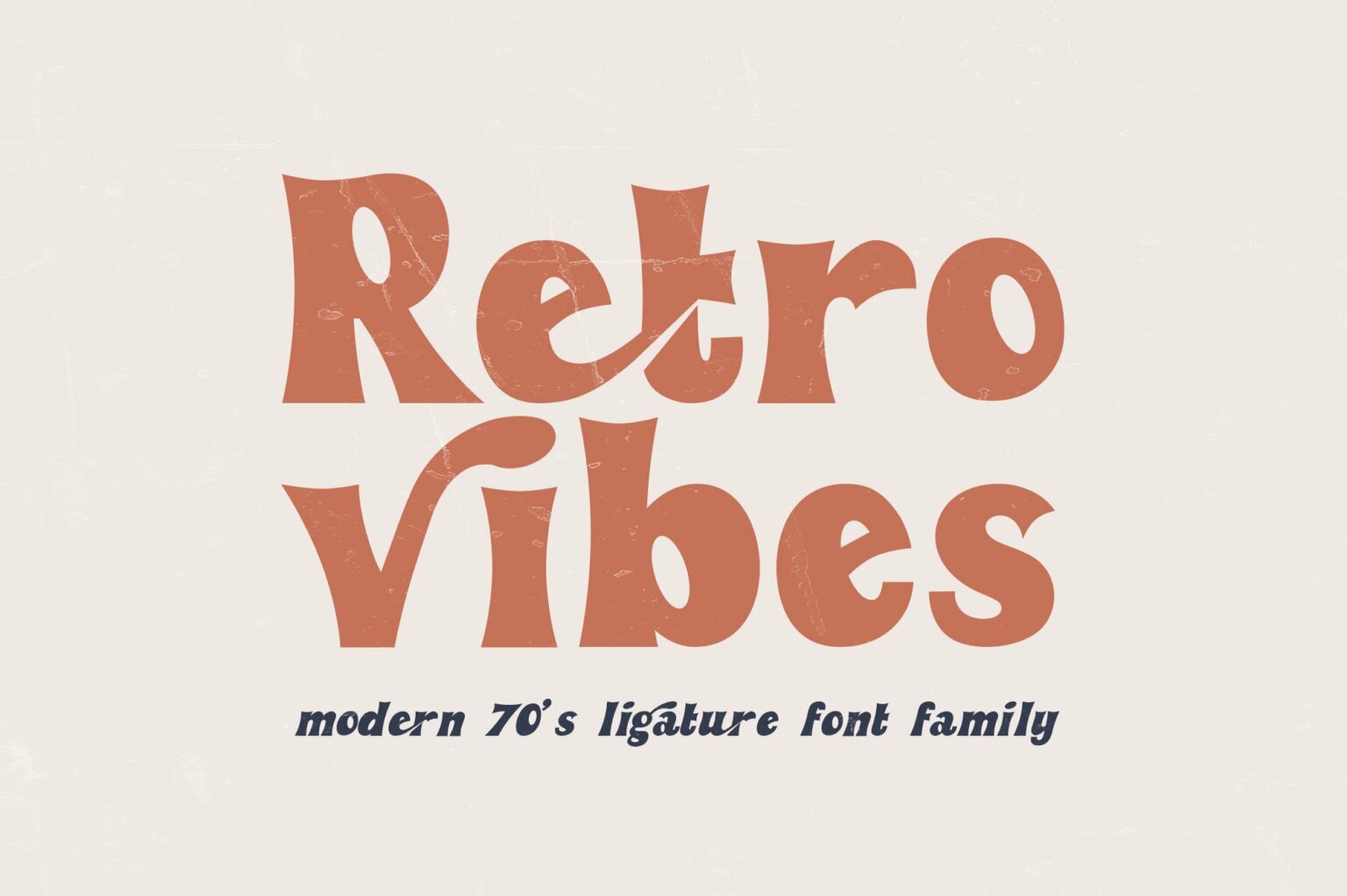 Retro Vibes | Vintage Bold Font – MasterBundles
