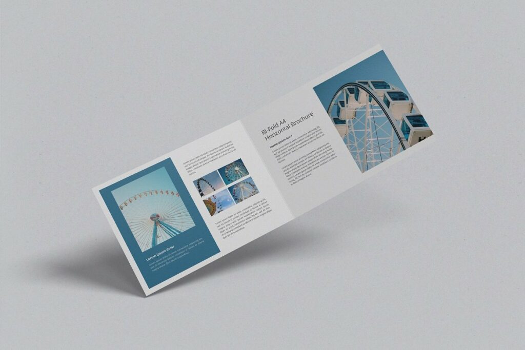 A4 Bifold Brochure Mockup – MasterBundles