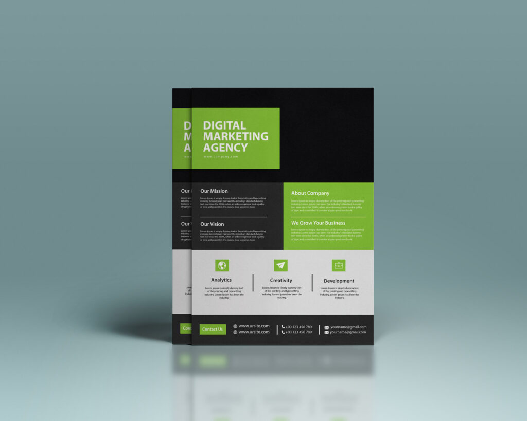 Corporate Flyer Design Template - MasterBundles