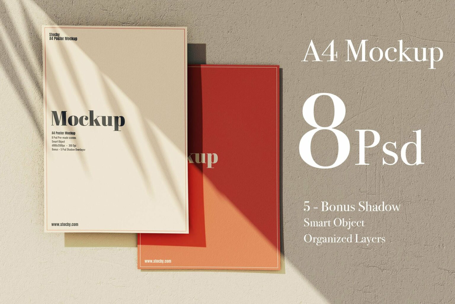 A4 Flyer Mockup Set – MasterBundles