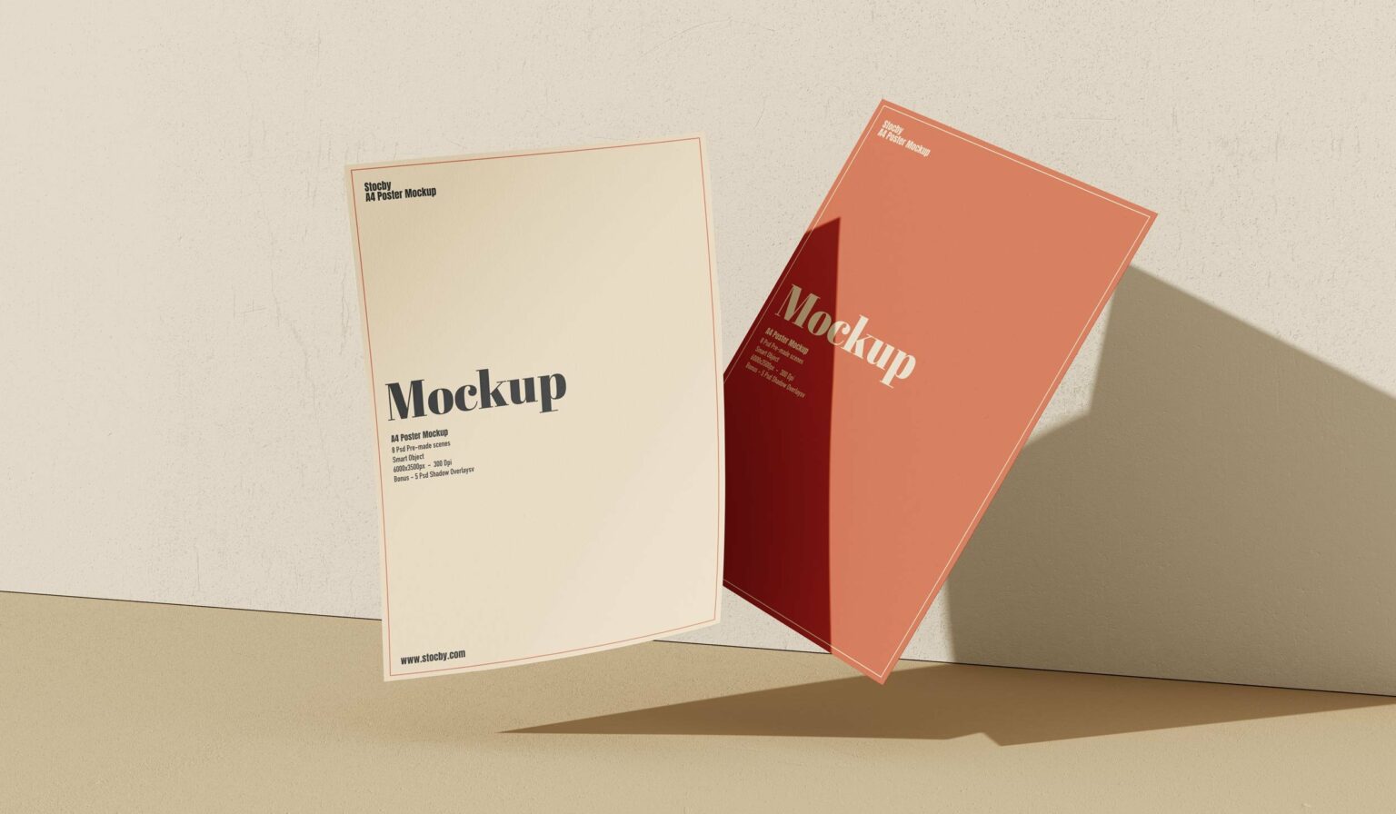 A4 Flyer Mockup Set – MasterBundles