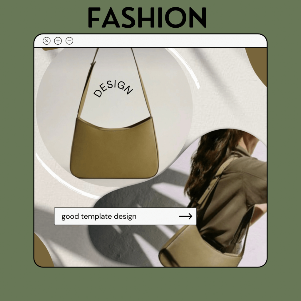 Fashion Bag summer collection template for instagram post - MasterBundles
