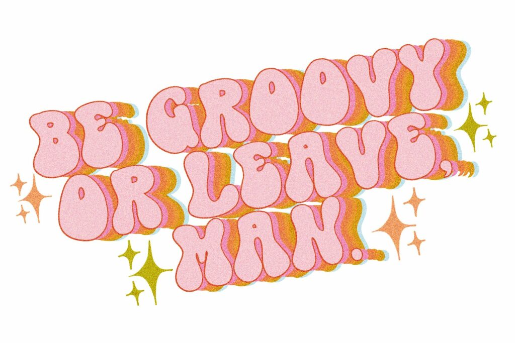 Psychedelic Bubble 70s Font – MasterBundles