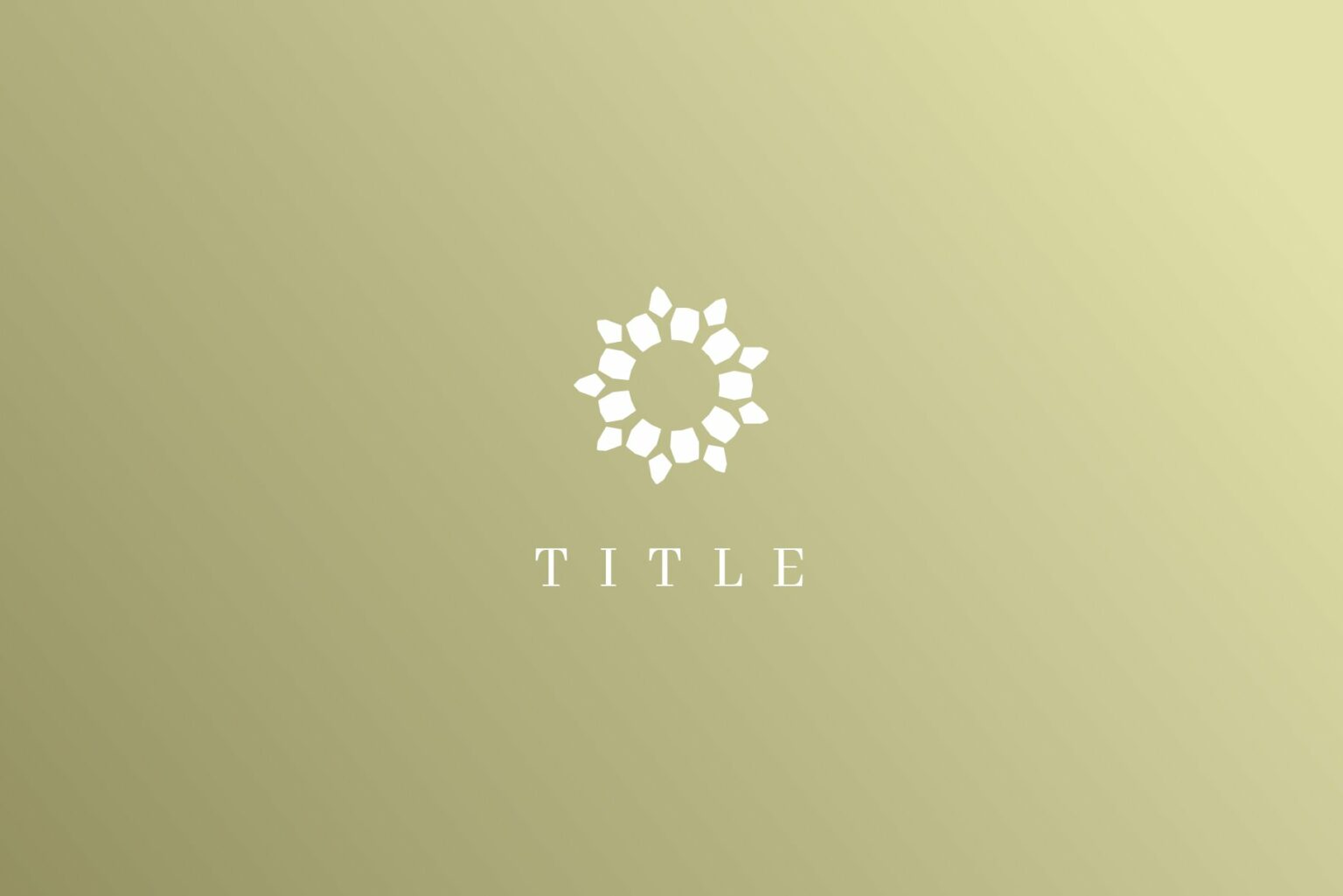 Gold Hydrangea Logo – MasterBundles