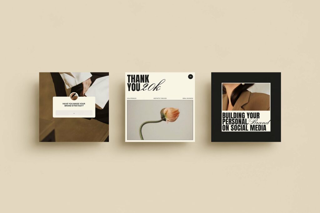 Aesthetic Instagram Post – MasterBundles