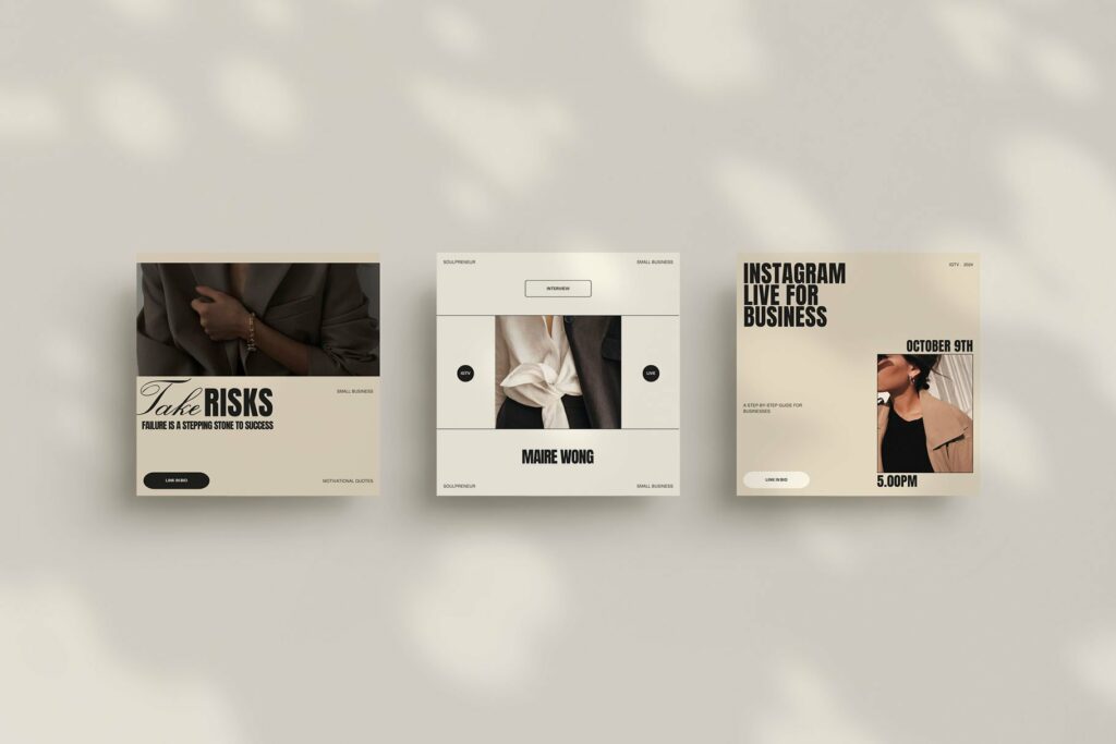 Aesthetic Instagram Post – MasterBundles