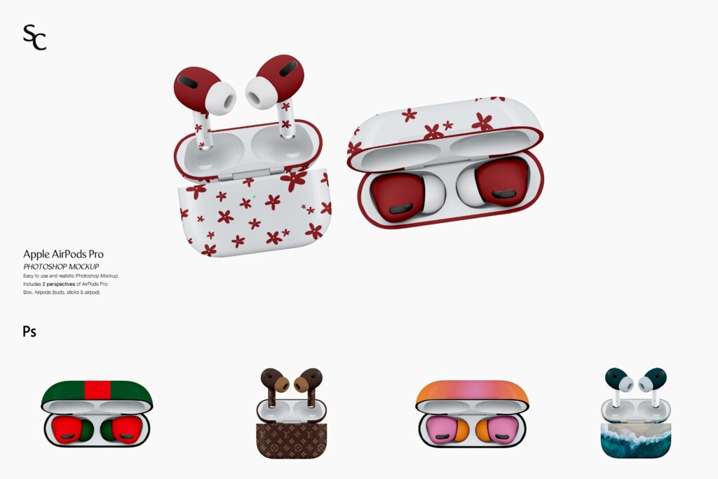 Apple AirPods Pro Photoshop Mockup – MasterBundles