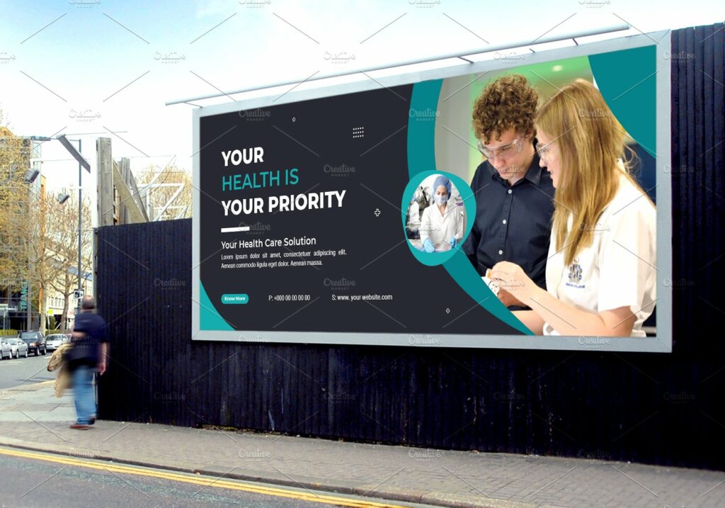 Creative Medical Billboard Banner – MasterBundles