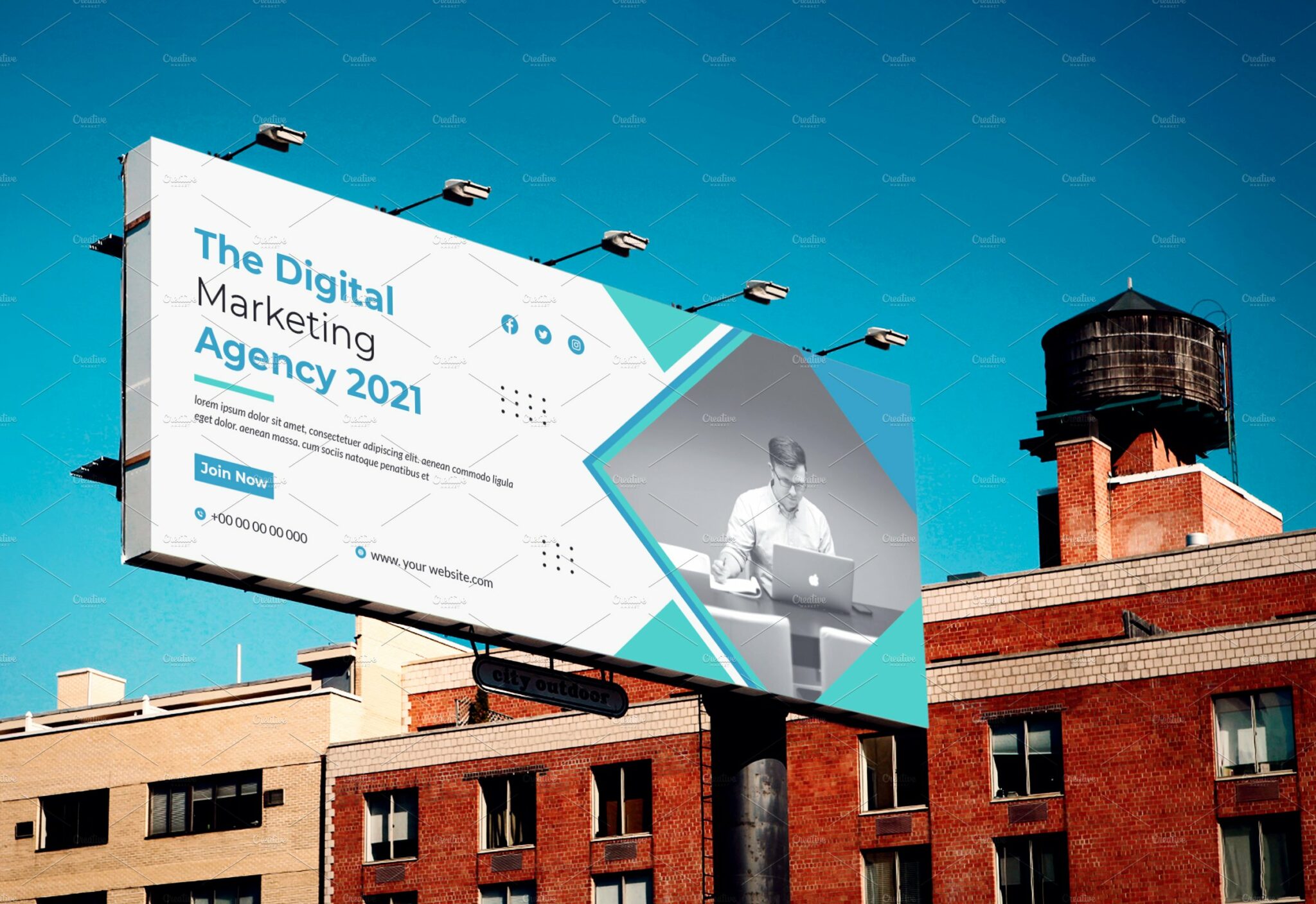 Modern Business Billboard Design – MasterBundles