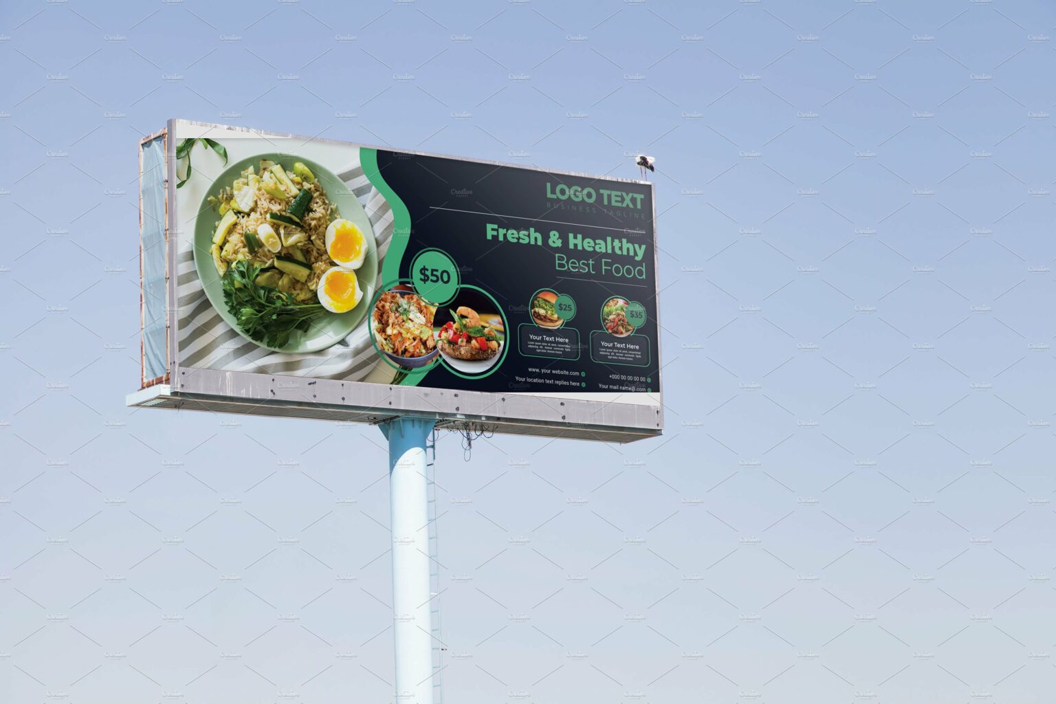 Restaurant Billboard Fast Food – MasterBundles