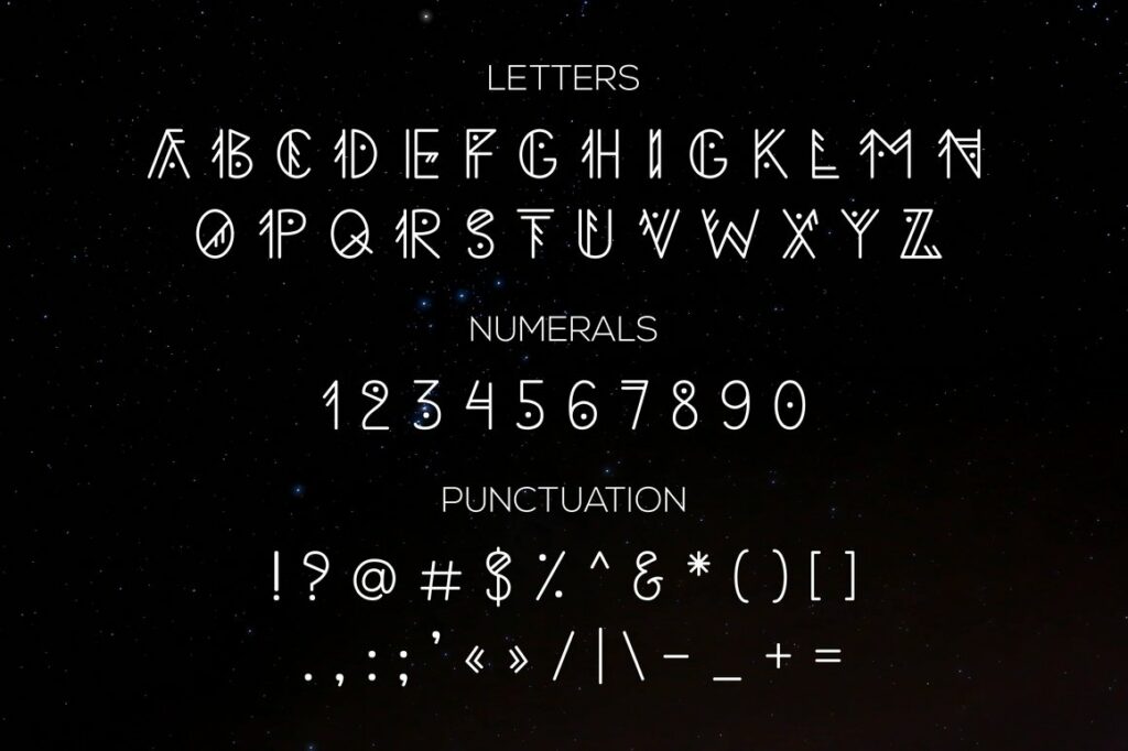 Aztec Geometric Font – MasterBundles
