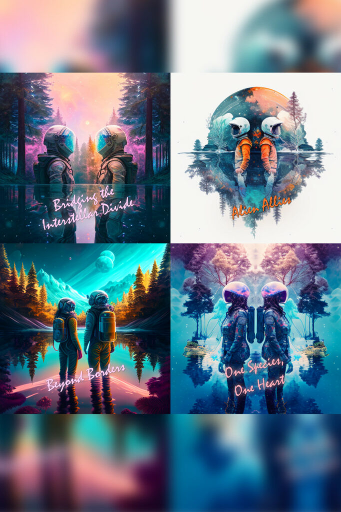 Alien Connections: Four Scenes of Humanity - MasterBundles