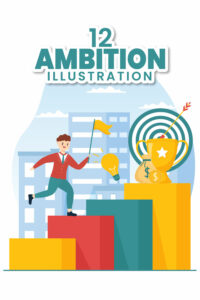 12 Ambition to Success Illustration - MasterBundles