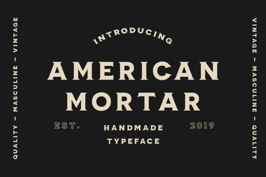 American Mortar -Vintage Font Family – MasterBundles