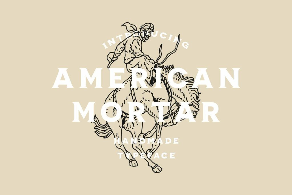 American Mortar -Vintage Font Family – MasterBundles