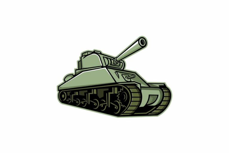 M4 Sherman Medium Tank Mascot – MasterBundles