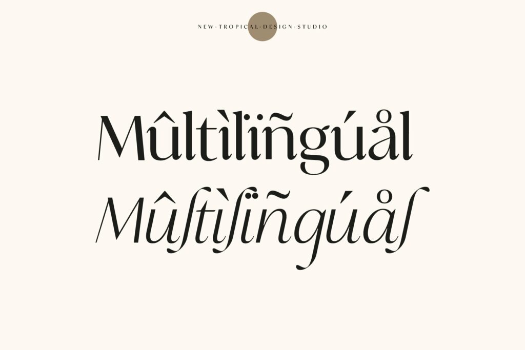 Analogue - Stylish Modern font – MasterBundles