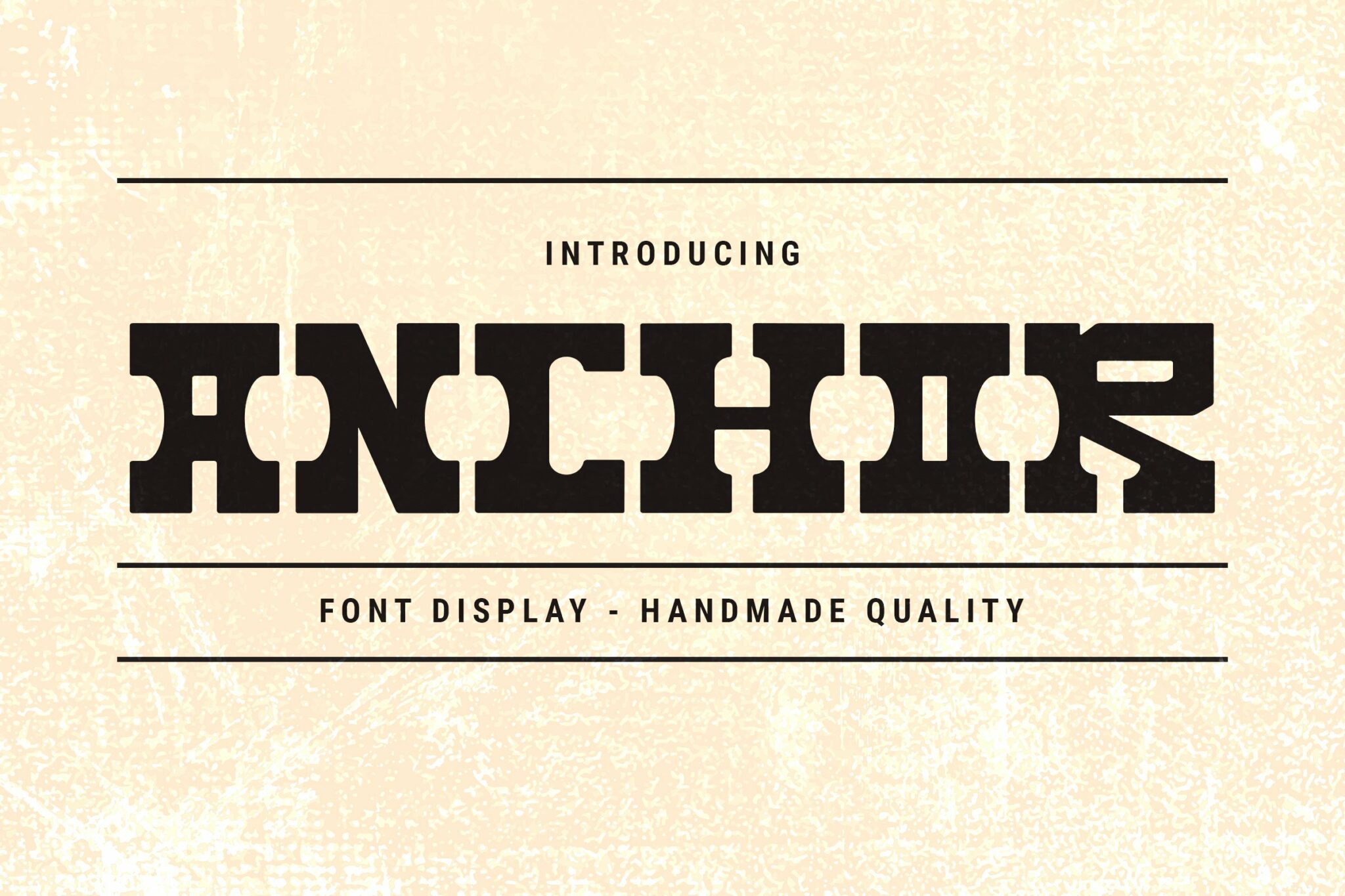 Anchor - Display Font – MasterBundles