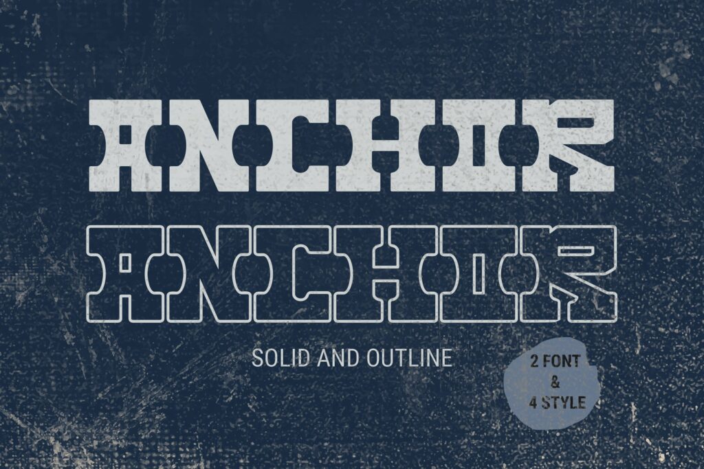 Anchor - Display Font – MasterBundles