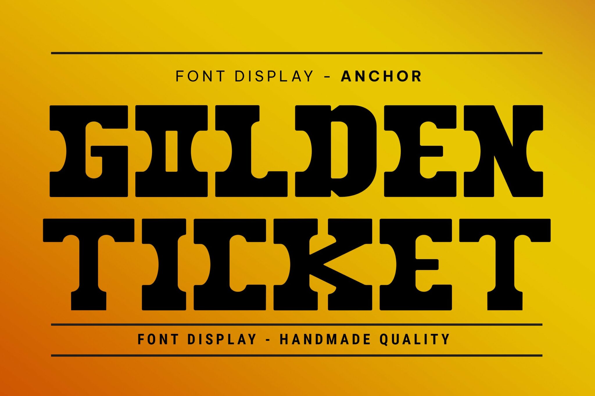 Anchor - Display Font – MasterBundles
