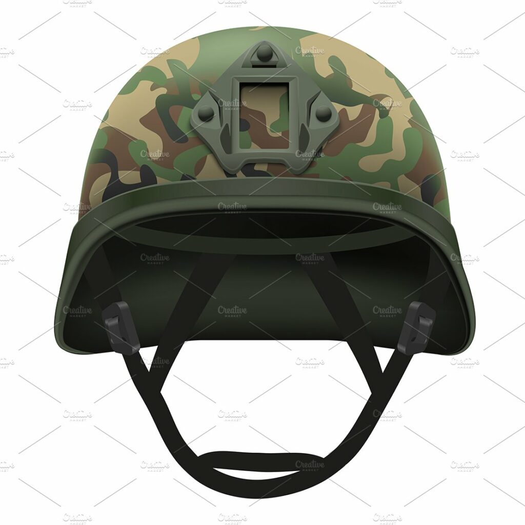 Set of Military camouflage helmets – MasterBundles