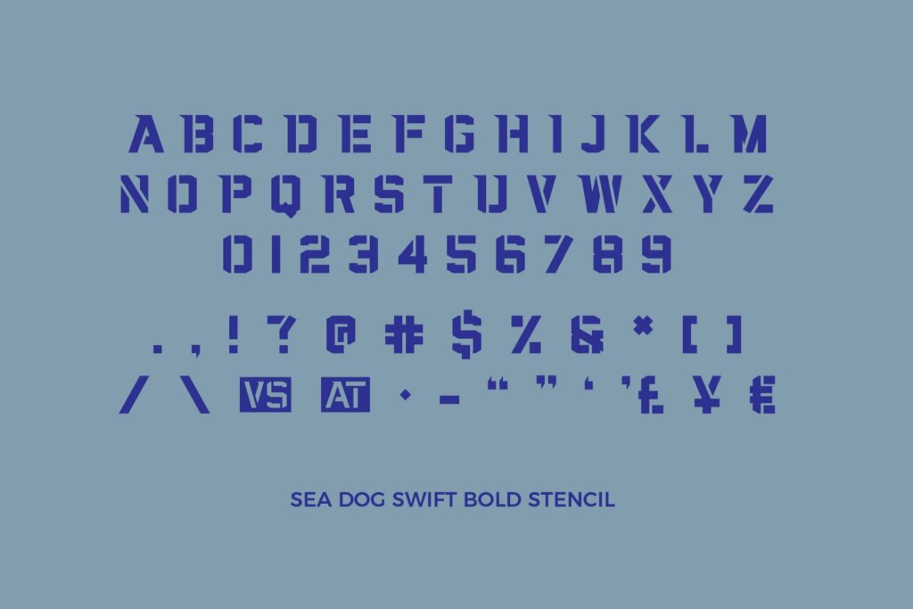 Sea Dog Bundle | Sports Display Font – MasterBundles