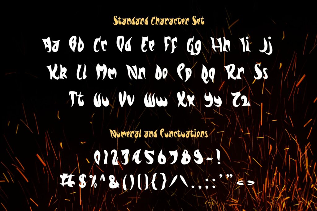 Flame Fire Display Font – MasterBundles