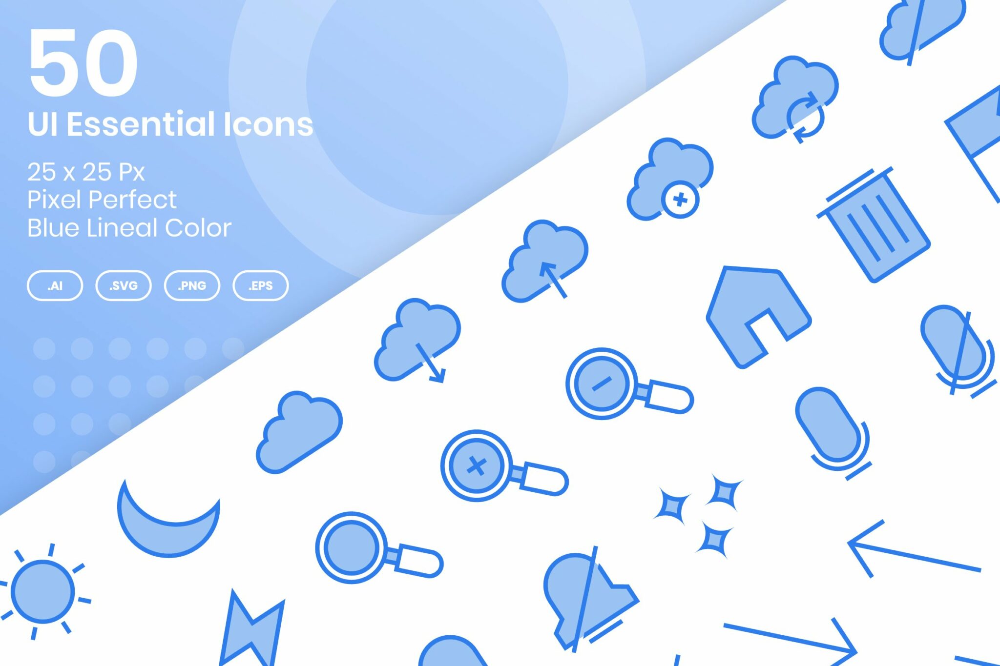 50 UI Essential - Lineal Color – MasterBundles