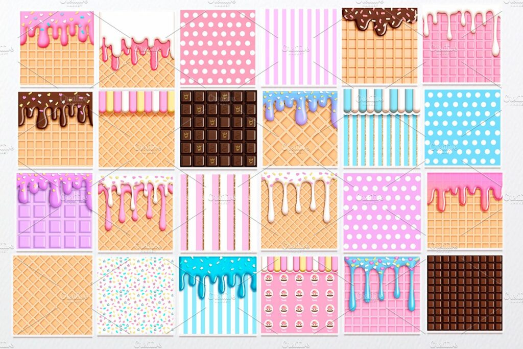 Candy shop digital paper – MasterBundles