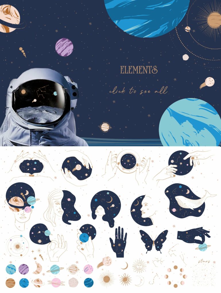 Asteroid / space collection – MasterBundles