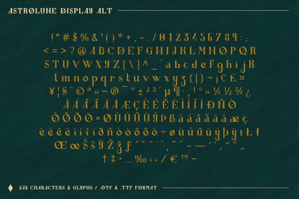Astrolune Display - Fonts + extras – MasterBundles