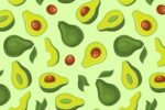 Avocado Fruit Seamless Pattern – MasterBundles