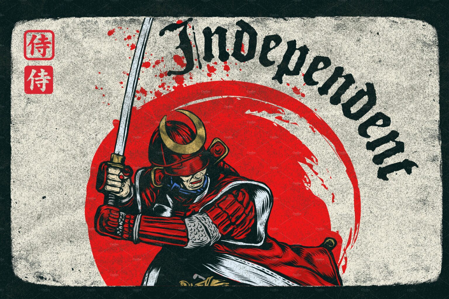 SAMURAI - Vector illustration – MasterBundles