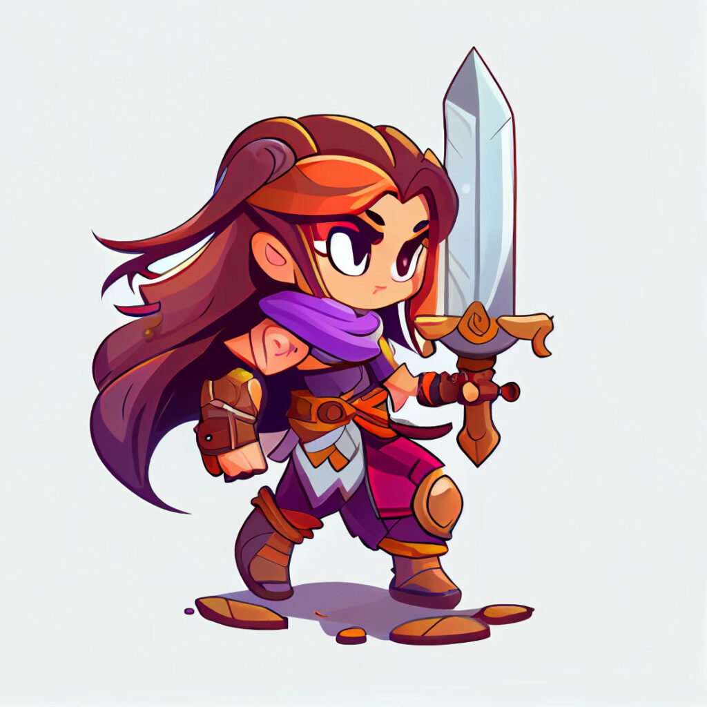 Cartoon Game Designs Midjourney Prompt - MasterBundles