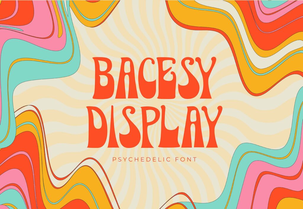 Bacesy Psychedelic Font – MasterBundles
