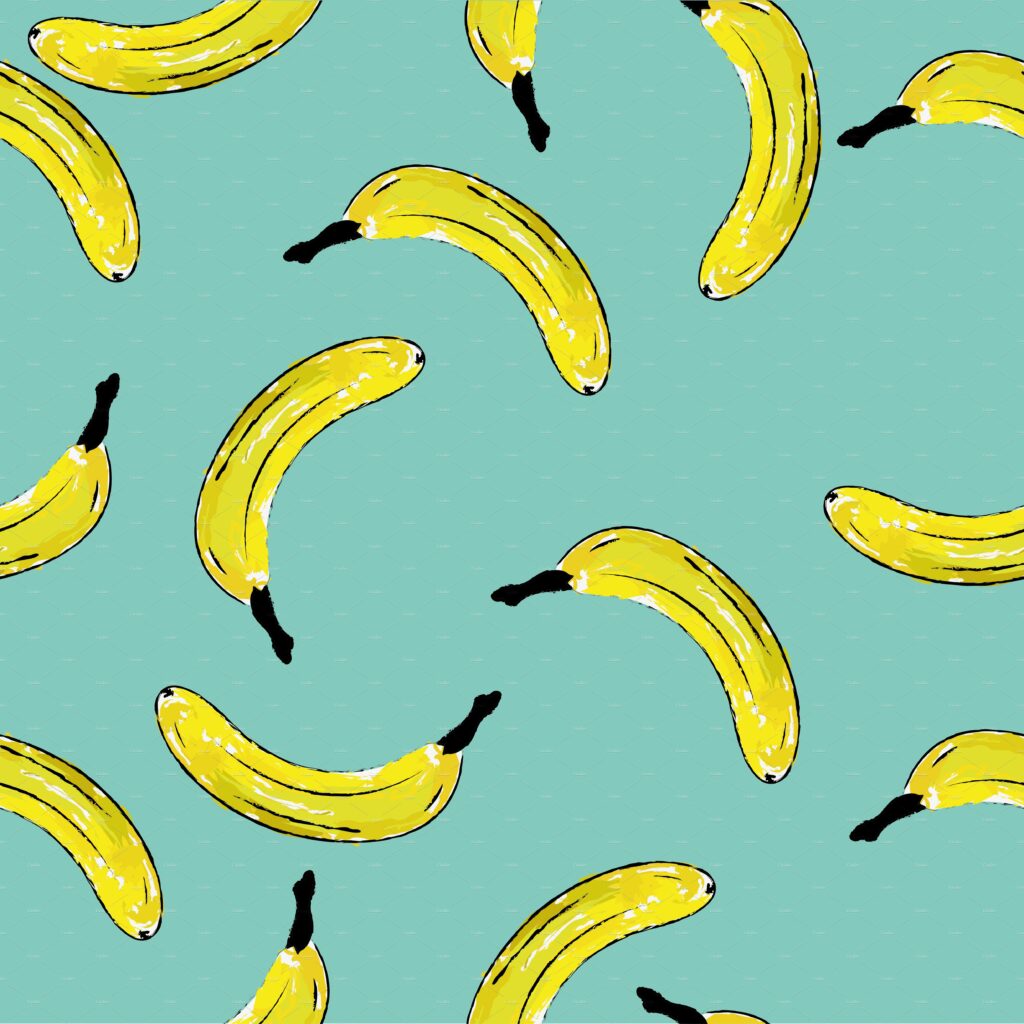 49+ Banana Pattern Images for 2025 - MasterBundles