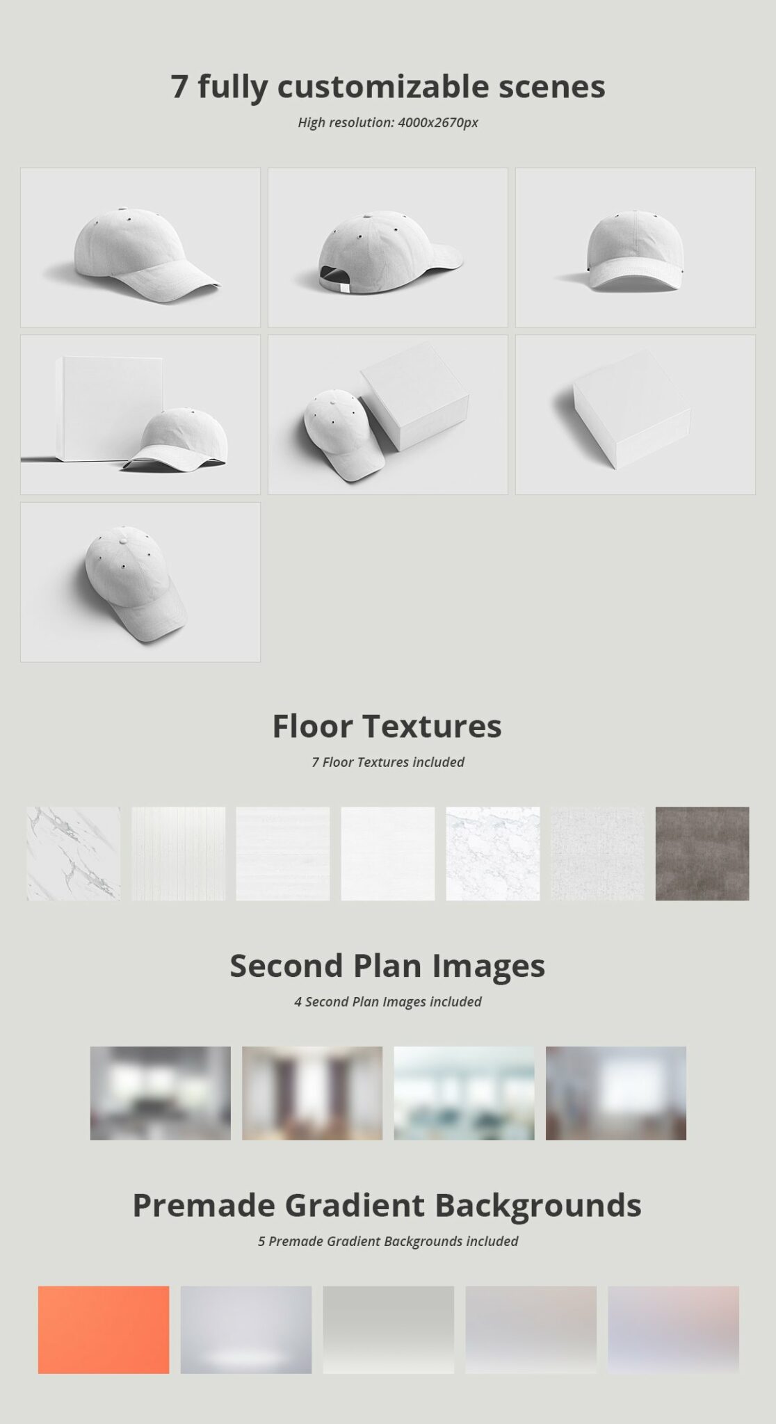 Baseball Cap 3D Mockup – MasterBundles