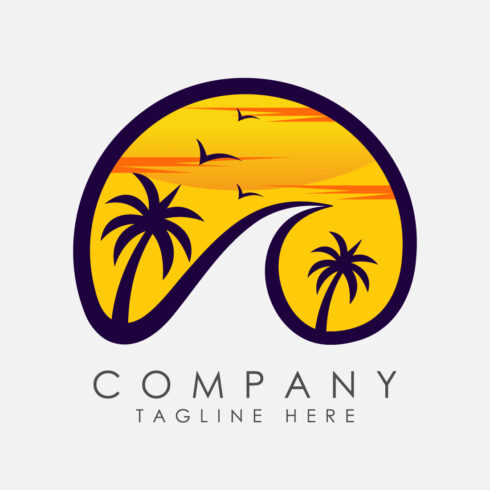 Amazing Beach logo design – MasterBundles