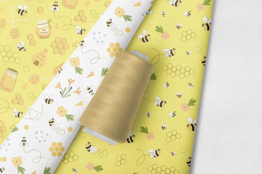 10 Honey Bee patterns Cute Bee – MasterBundles