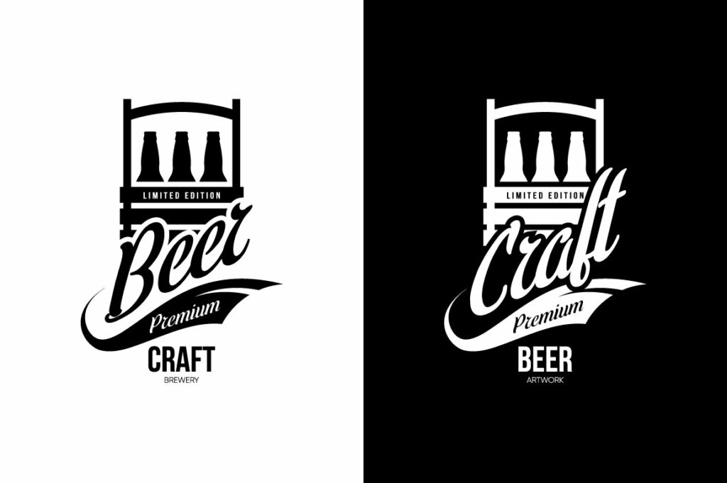 Craft beer brewery vector logo – MasterBundles