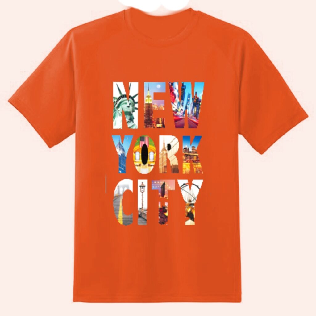 NYC T SHIRT'S DESINGS IN 7 DIFFERENT COLORS - MasterBundles