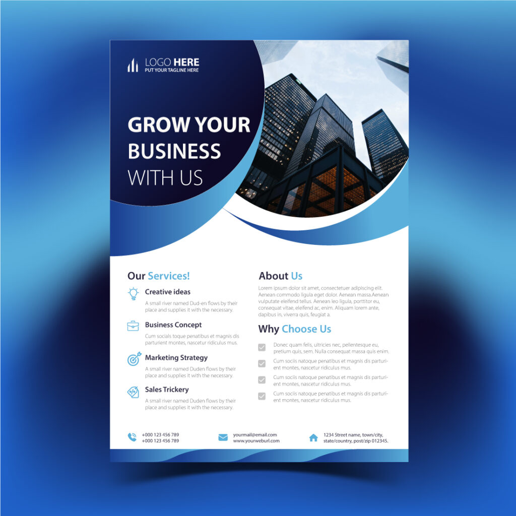 Best Free real estate flyer design - MasterBundles