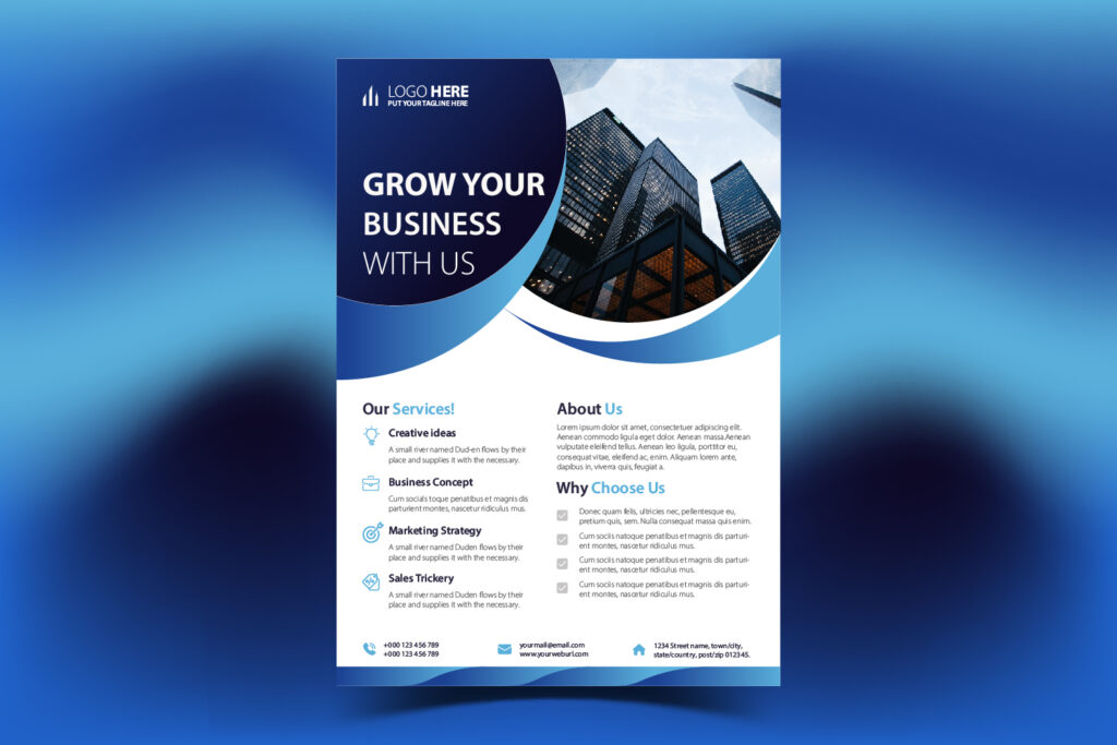 Best Free real estate flyer design - MasterBundles
