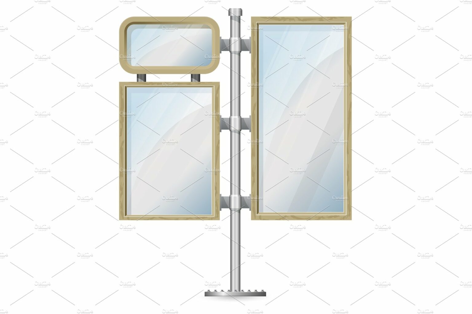 Outdoor light box mock up – MasterBundles