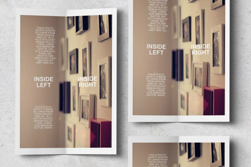 Bifold Brochure Mockups – MasterBundles