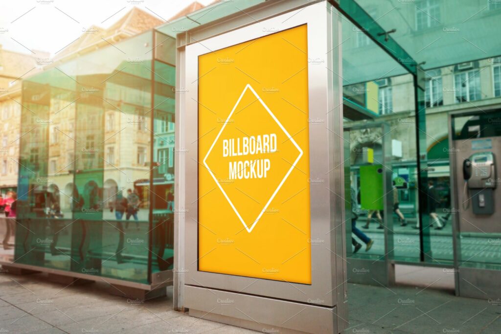 Outdoor city light ad mockup – MasterBundles