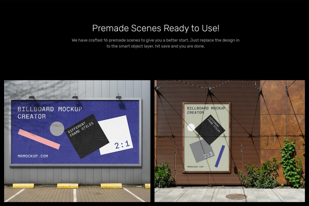 Billboard Mockup - Scenes Creator – MasterBundles