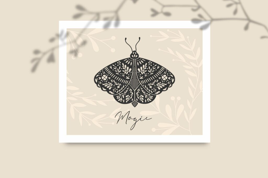 Boho Butterflies Vector Graphics – MasterBundles