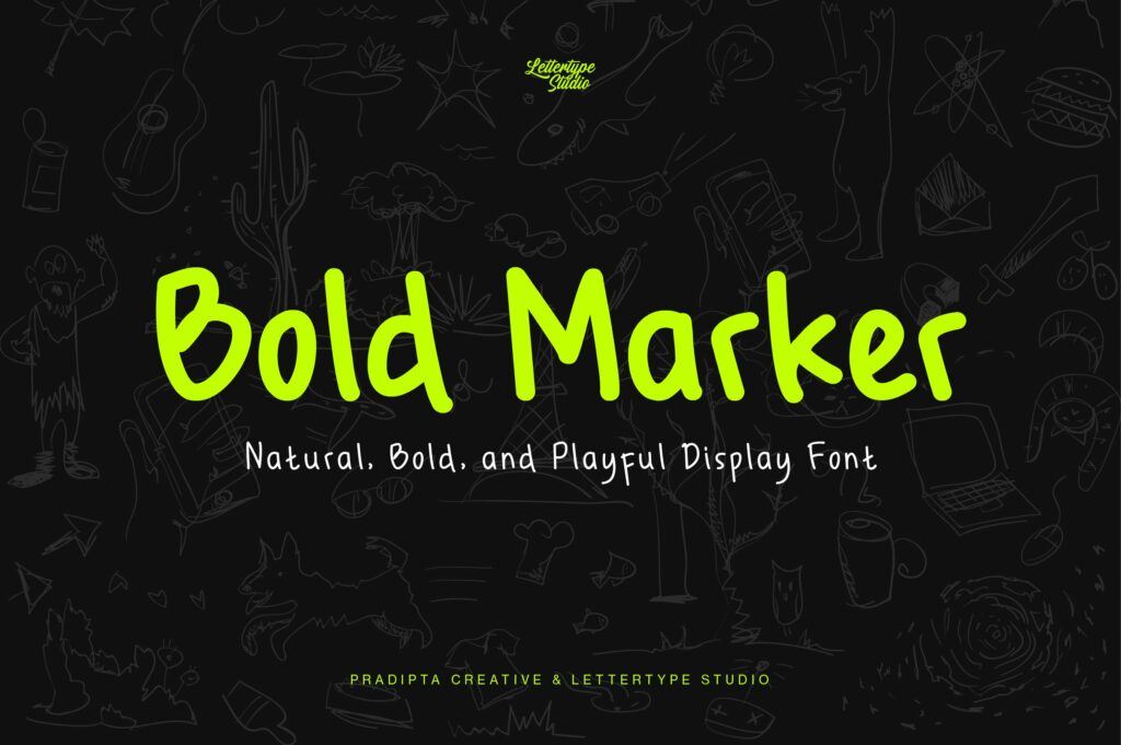 Bold Marker | Natural & Bold Display – MasterBundles